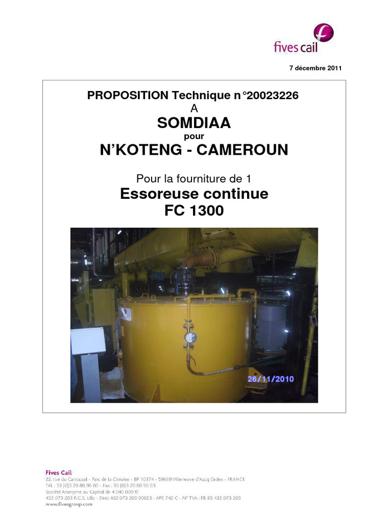 Notice FC 1300 | PDF