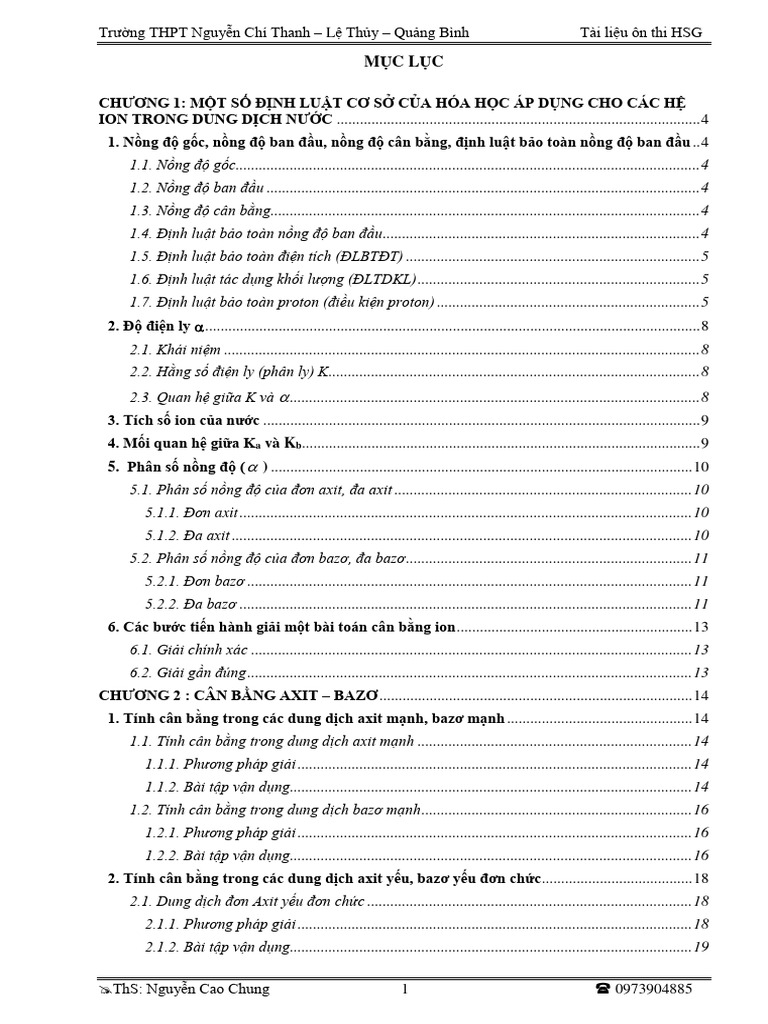 Bai Tap Tinh PH Dung Dich Boi Duong HSG | PDF