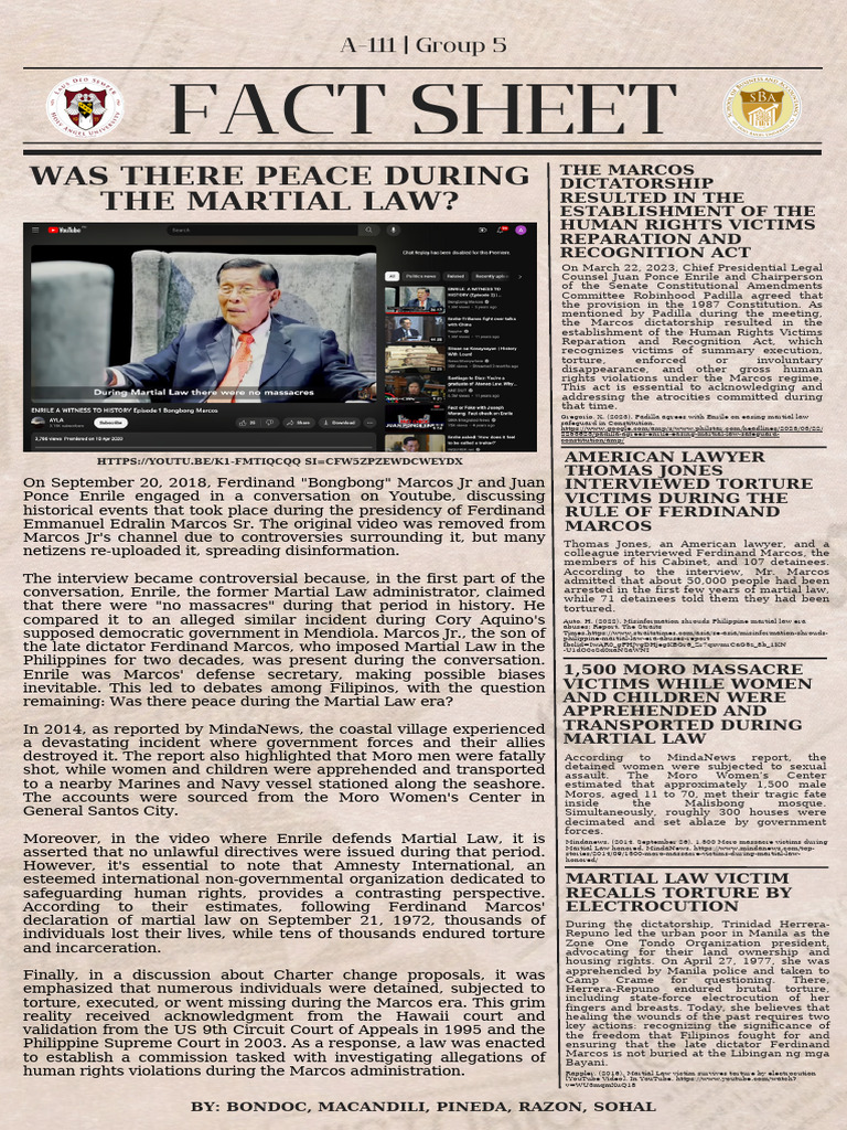 Group 5 Midterm Output Fact Sheet | PDF