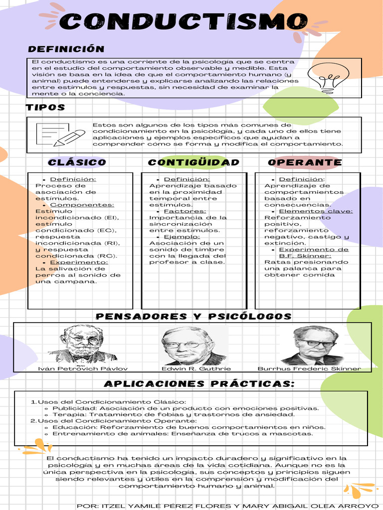 Conductismo Infografía | PDF