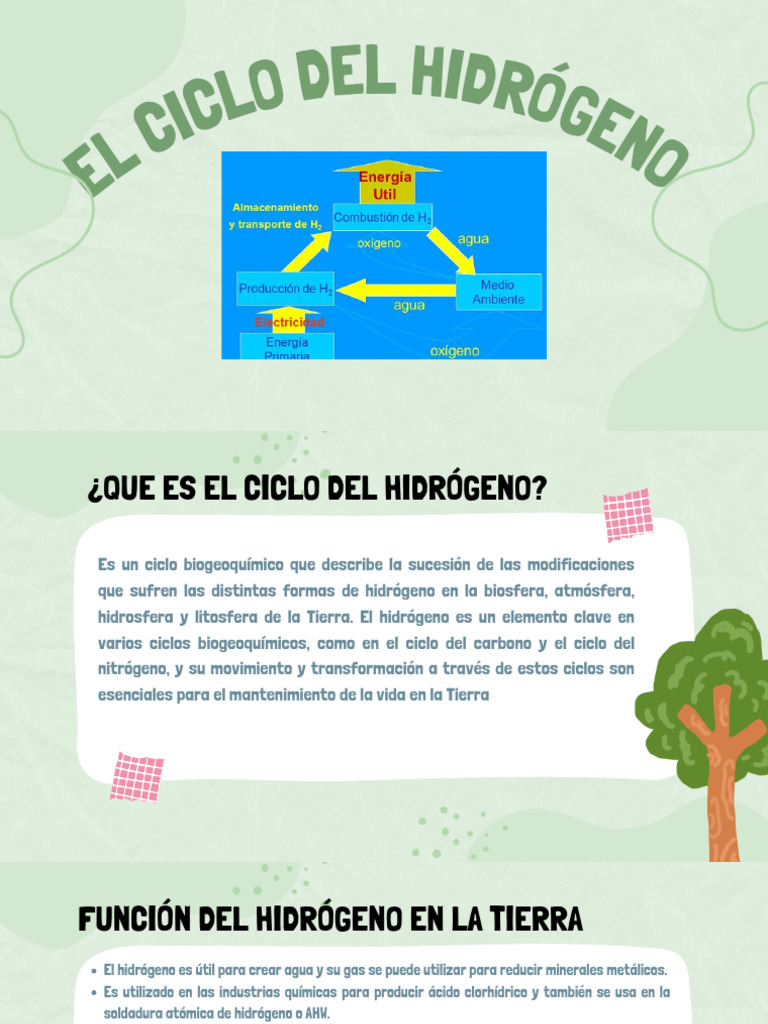 ciclo del hidrogeno | PDF