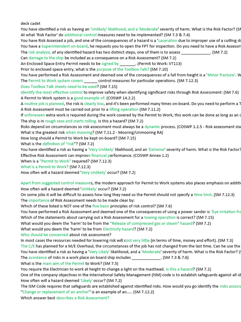 Ra Test | Download Free PDF | Risk | Risk Assessment