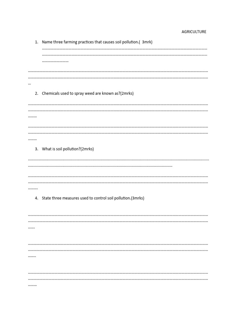 AGRICULTURE Grade 7 | PDF | Soil Science | Horticulture AGRICULTURE Grade 7 | PDF | Soil Science | Horticulture