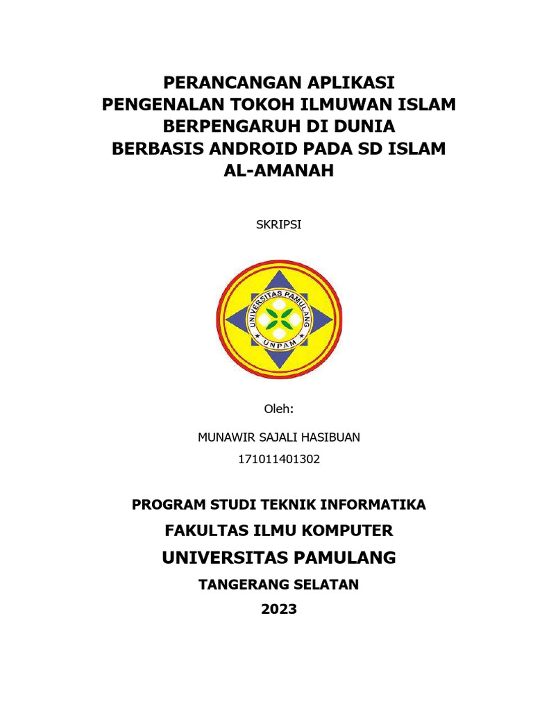 Skripsi Munawir | PDF