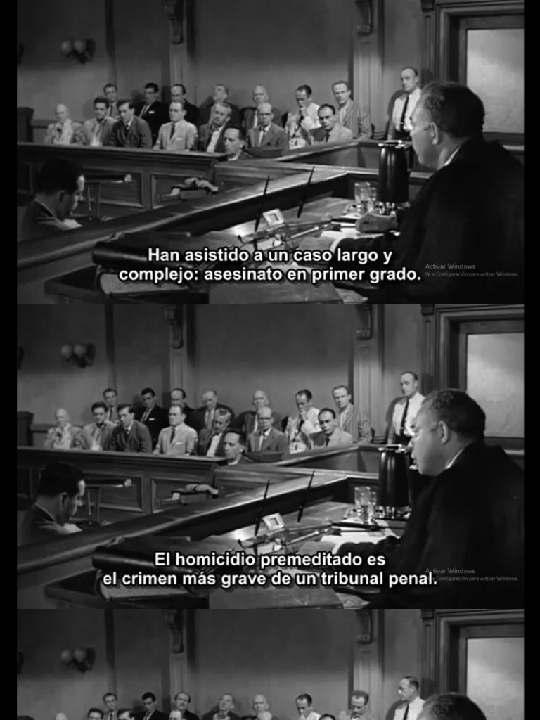 12 Hombres en Pugna | PDF