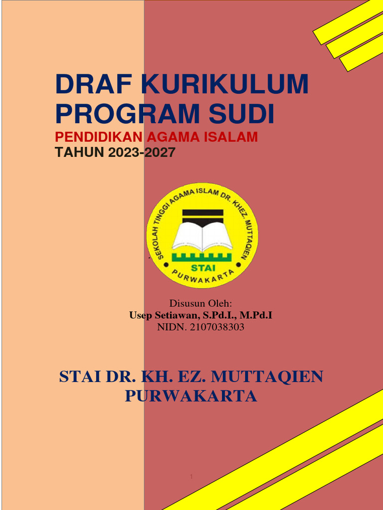 Kurikulum PAI 2023-2027 STAI Muttaqien | PDF | Karier & Perkembangan