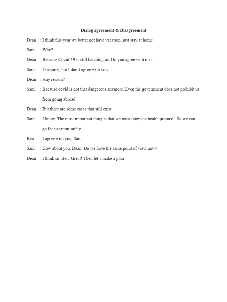 Dialog Agreement | PDF