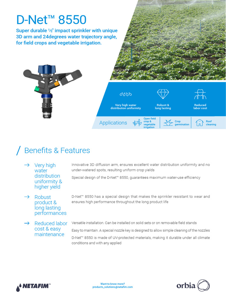 D-Net 8550 Product Specifications | PDF
