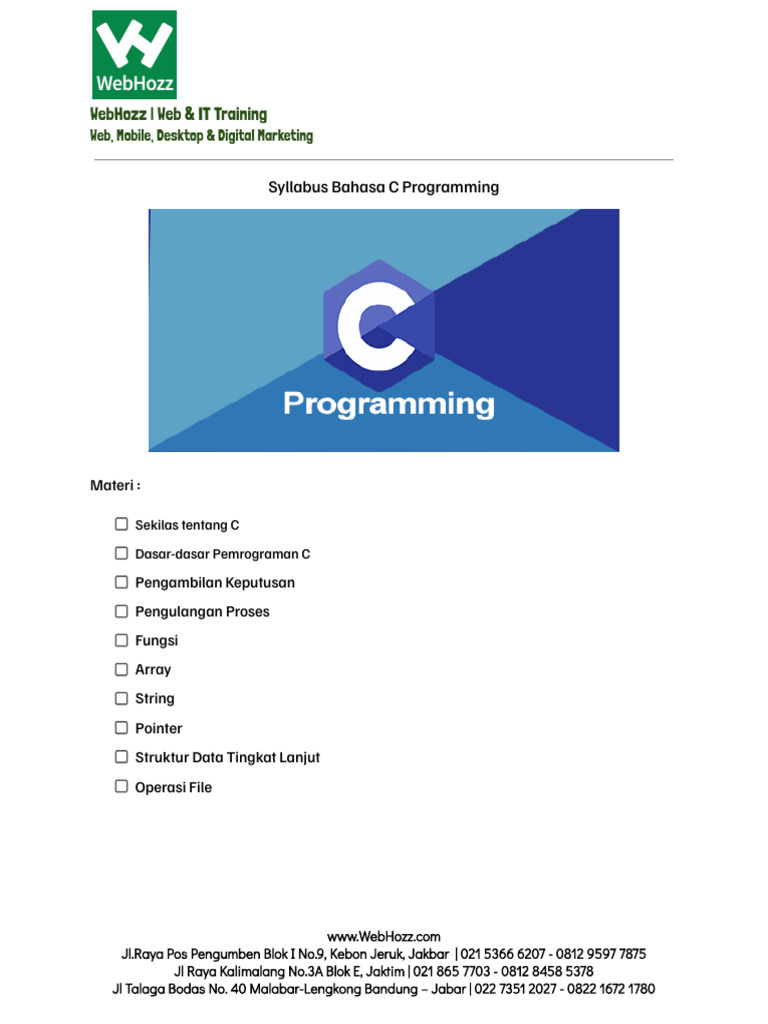 Syllabus C And C Webhozz Pdf