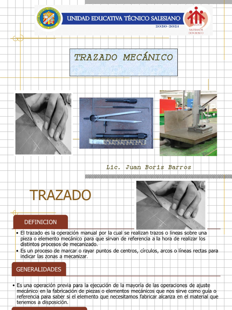 El Trazado 1B | PDF | Acero | Herramientas