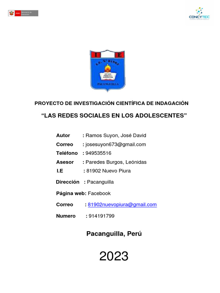 Proyecto de Investigacion Cta | PDF