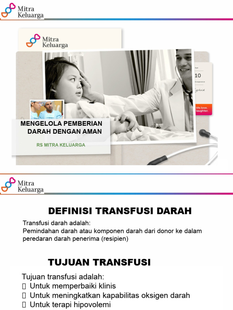 MATERI TRANSFUSI DARAH Rev 01 | PDF