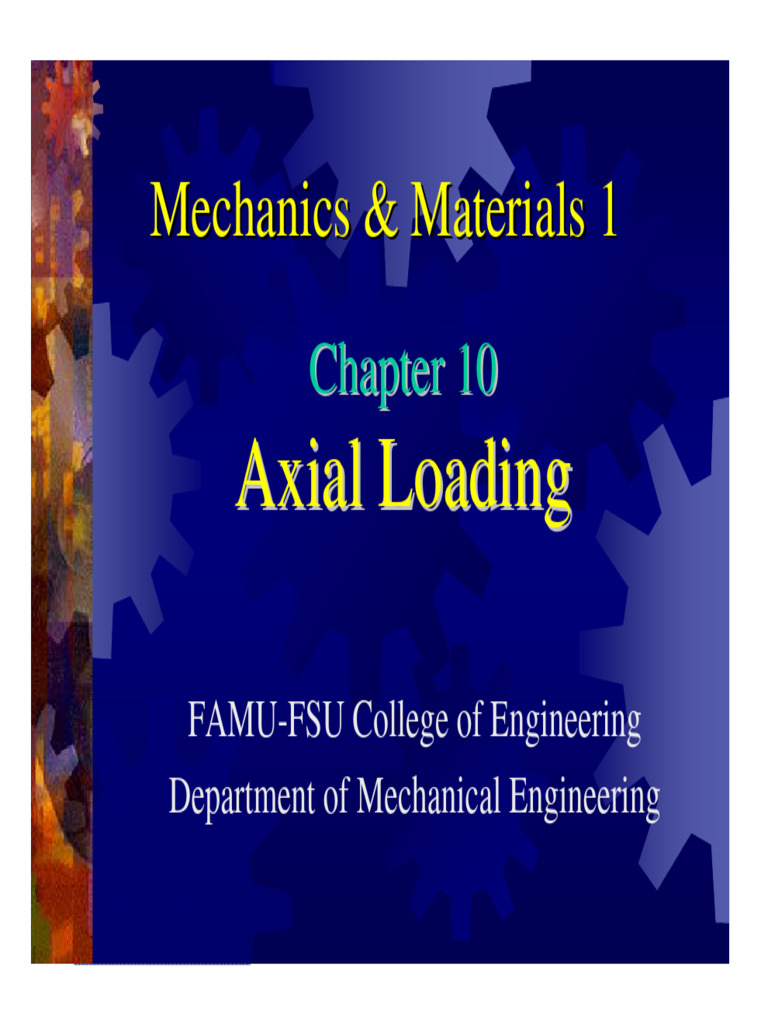 Chapter10_basics of axially loaded member | PDF