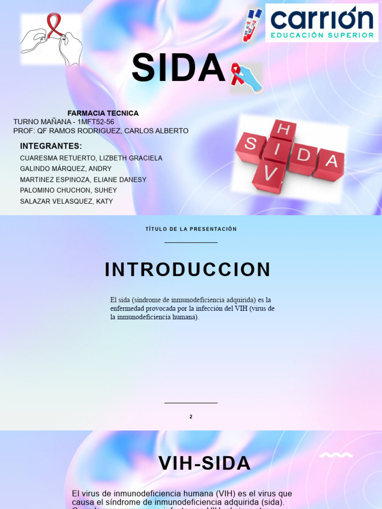 Vih-Sida Grupo1 | PDF | VIH / SIDA | VIH