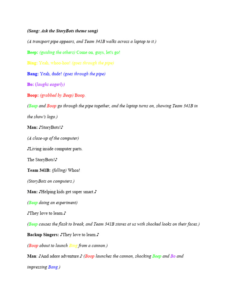 How Does Night Happen Script (1) | PDF