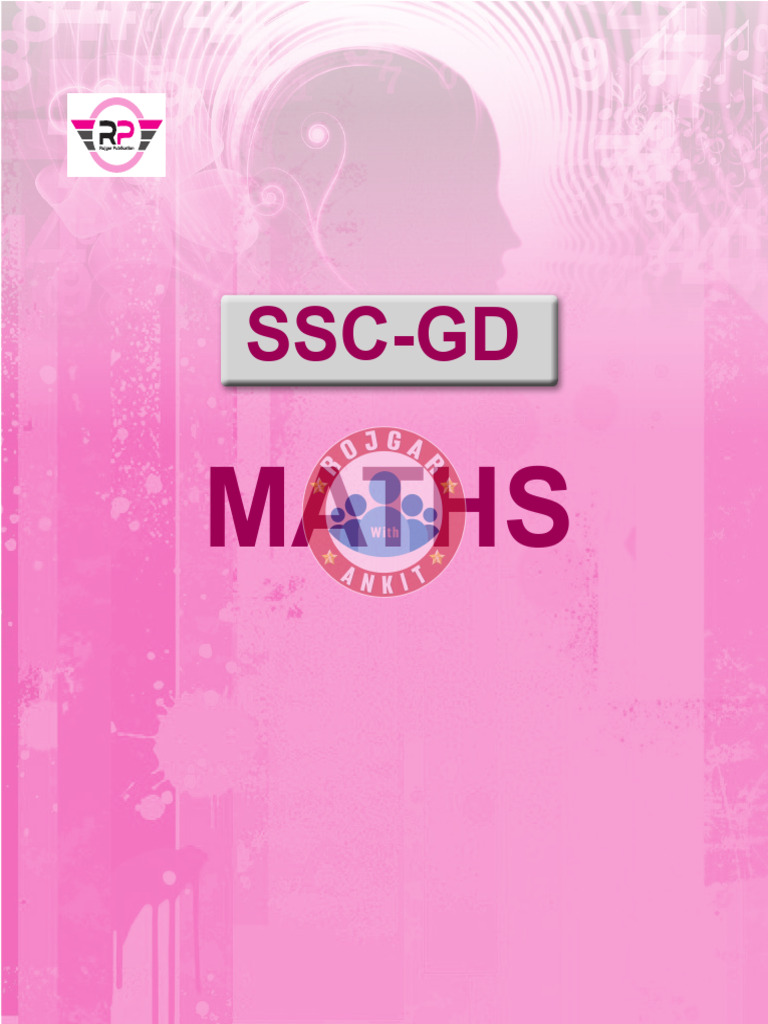 SSC-GD: Maths | PDF | Mathematical Notation | Arithmetic