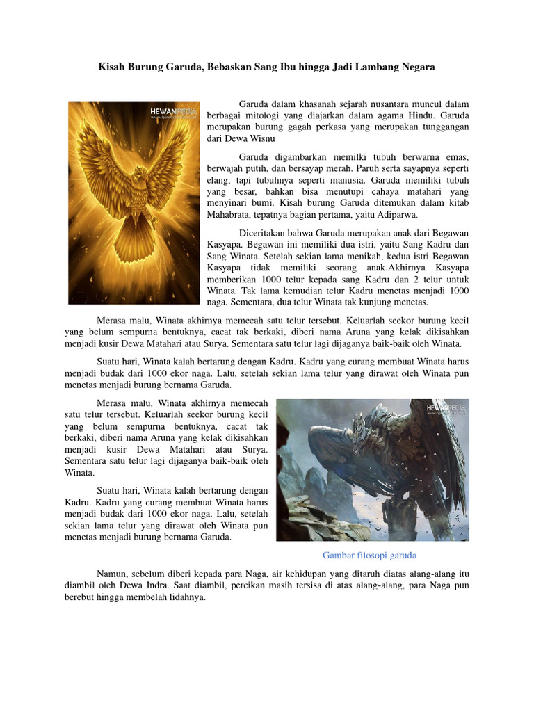 Kisah Burung Garuda | PDF
