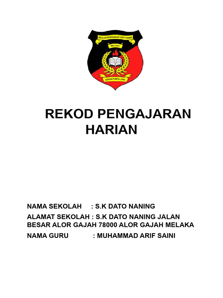 Rekod Pengajaran Harian | PDF