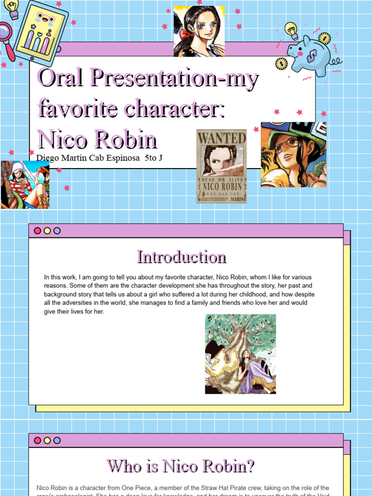 Oral Presentation My Favorite Character - DMCE | PDF
