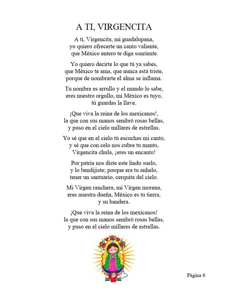 A Ti, Virgencita | PDF