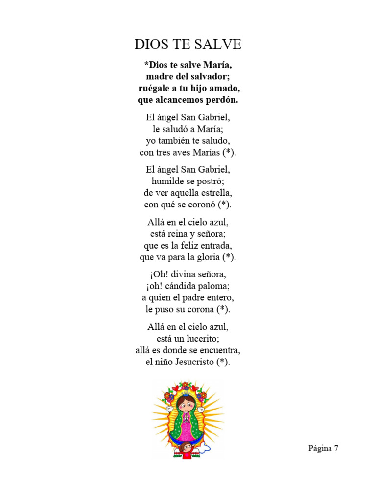Dios Te Salve | PDF