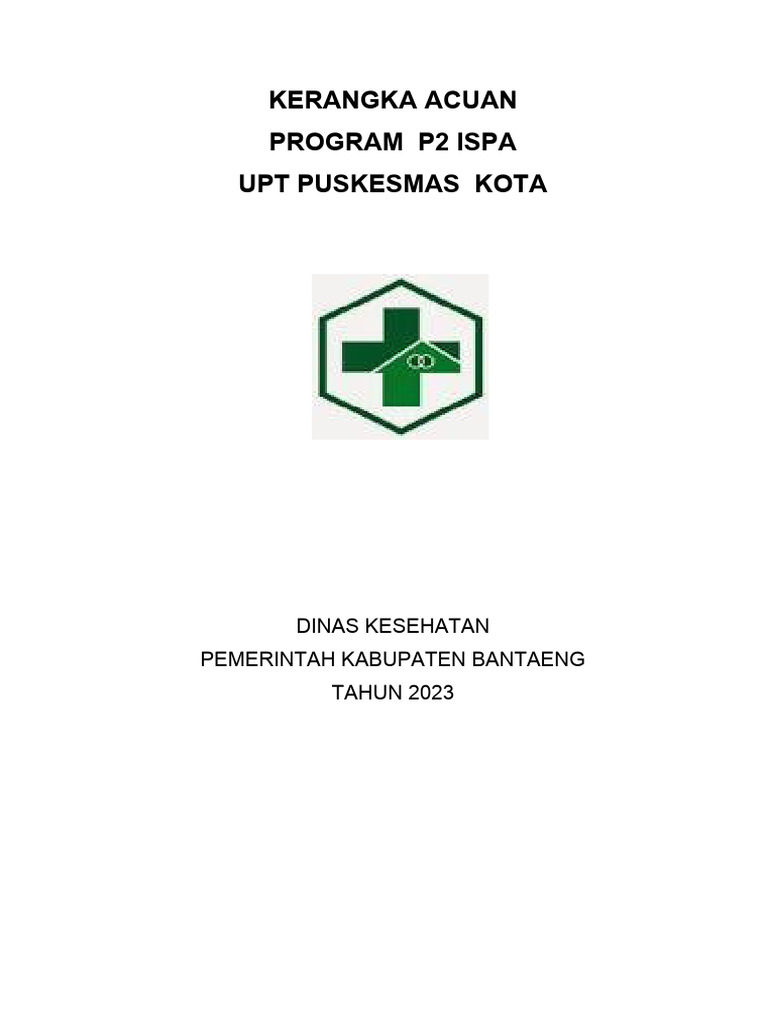Kerangka Acuan Program Ispa 2023 | PDF | Pengembangan Diri