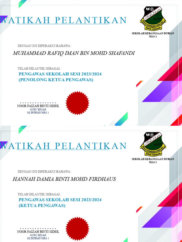 Sijil Design | PDF