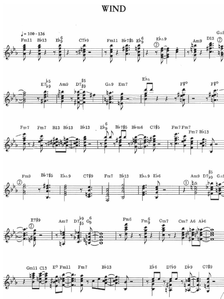 Barry Galbraith Wind | PDF