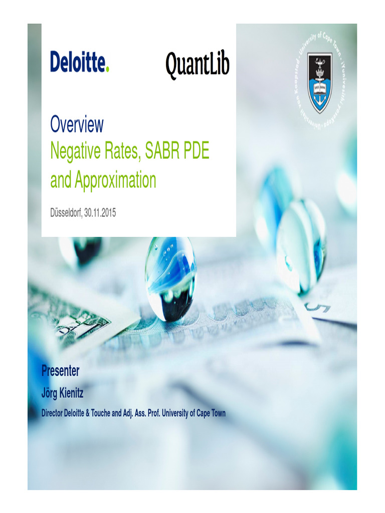 SABR Model and Negative Rates Overview | PDF | Finance & Money Management