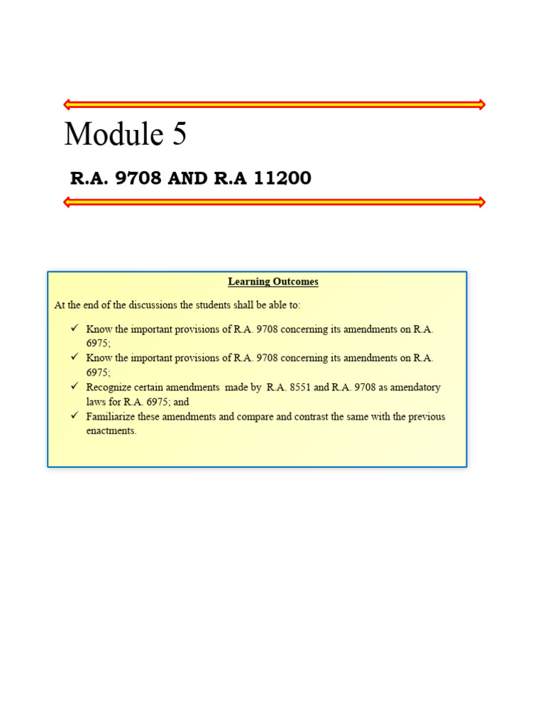 Module 5 LEA 1 | PDF