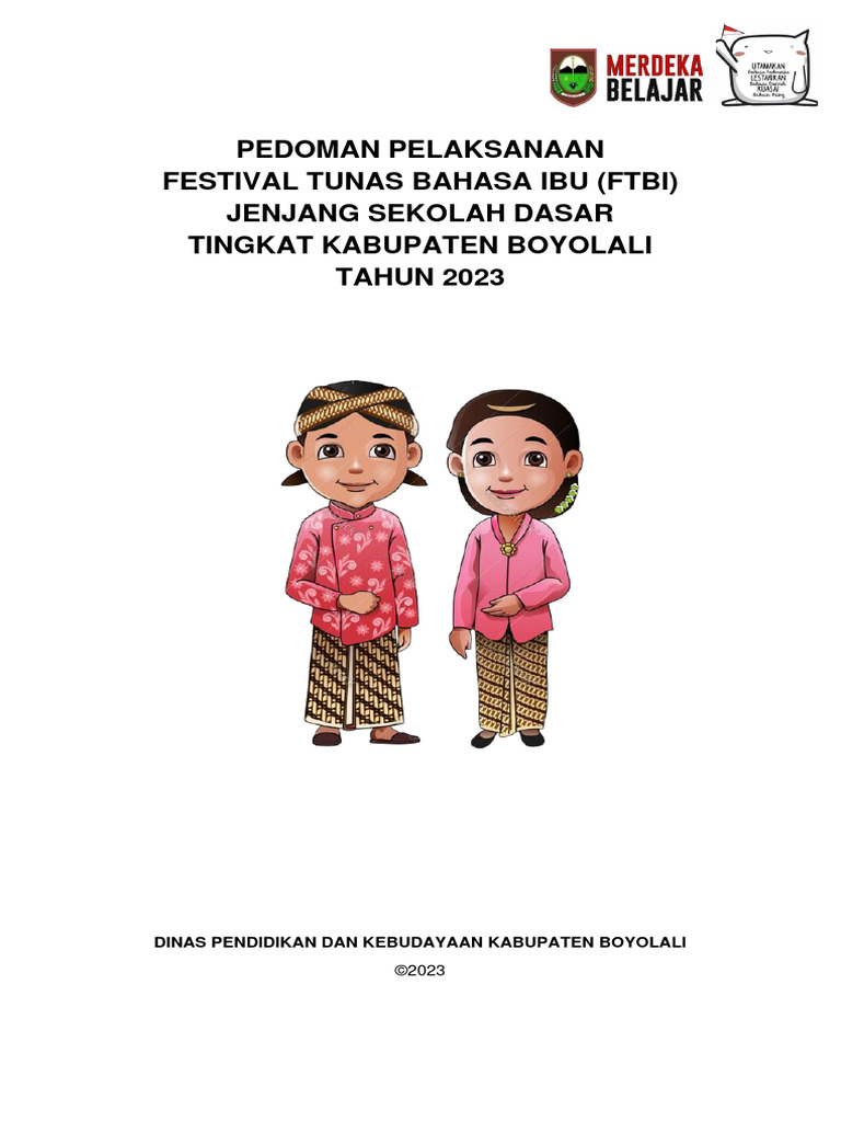 Panduan Ftbi SD 2023 | PDF