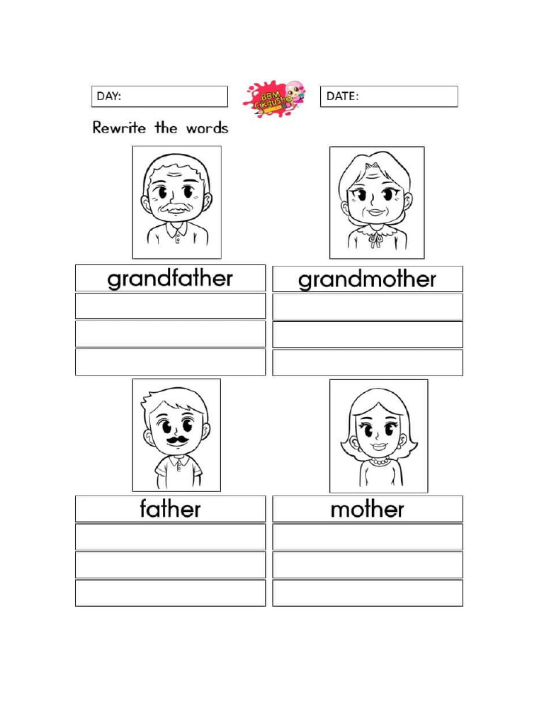 Family Worksheet | PDF