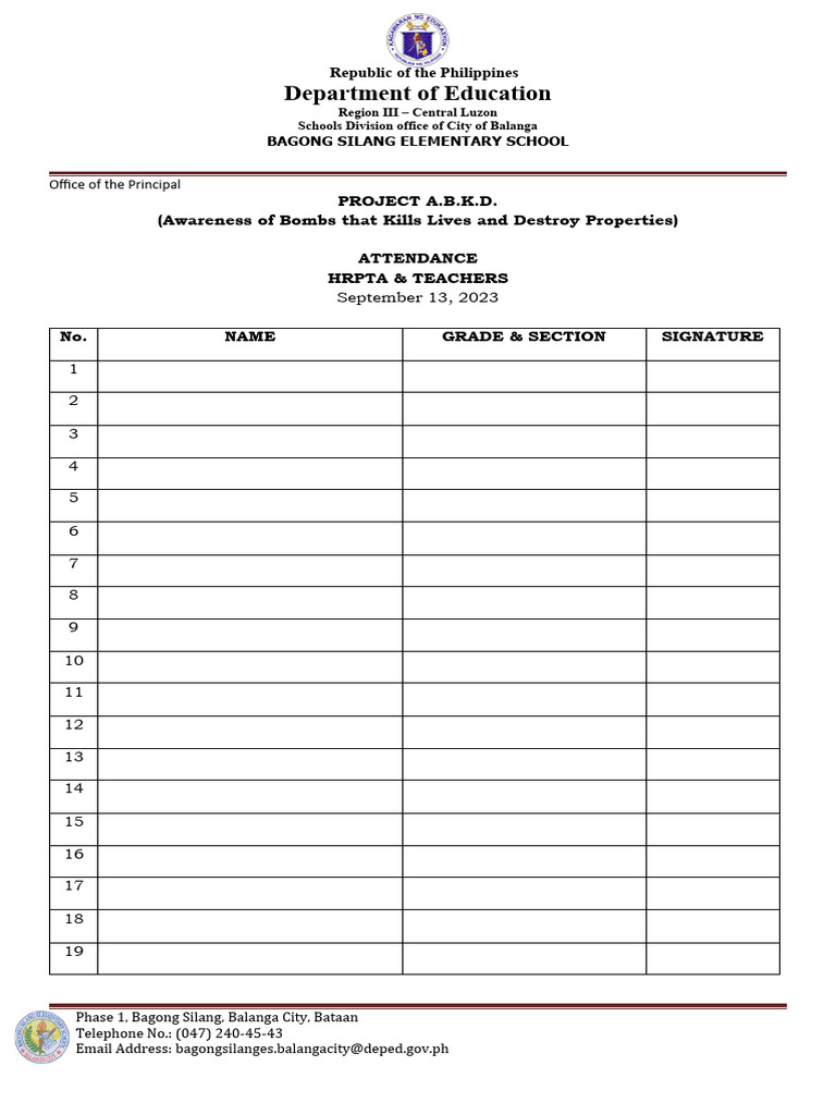 Acr - Project A.B.K.D. Attendance | PDF