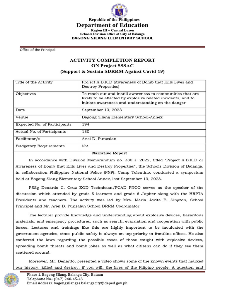 Acr - Project A.B.K.D. Sept. 203 | PDF