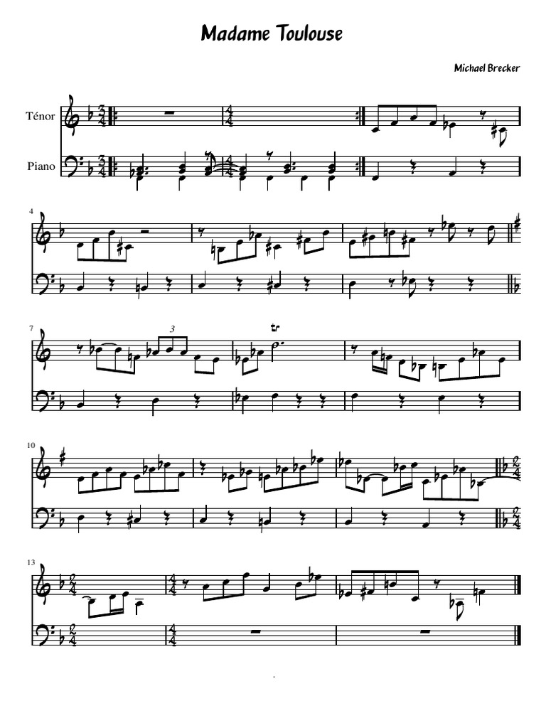 Madame Toulouse | PDF
