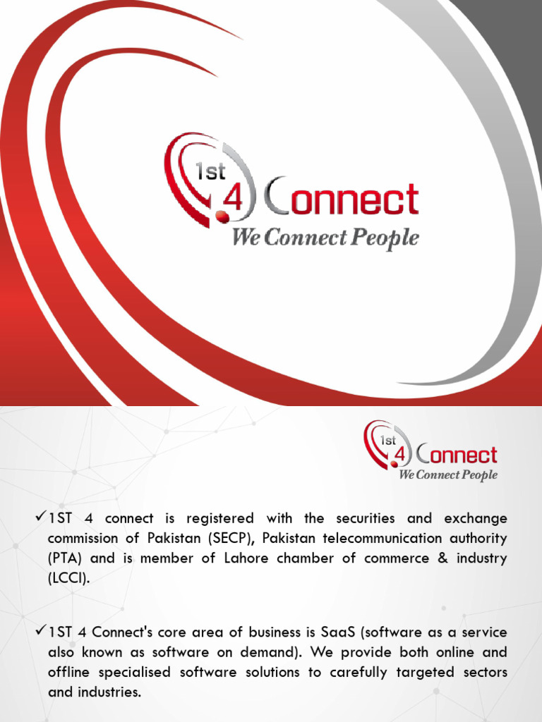 1ST 4 Connect - Presentation | PDF