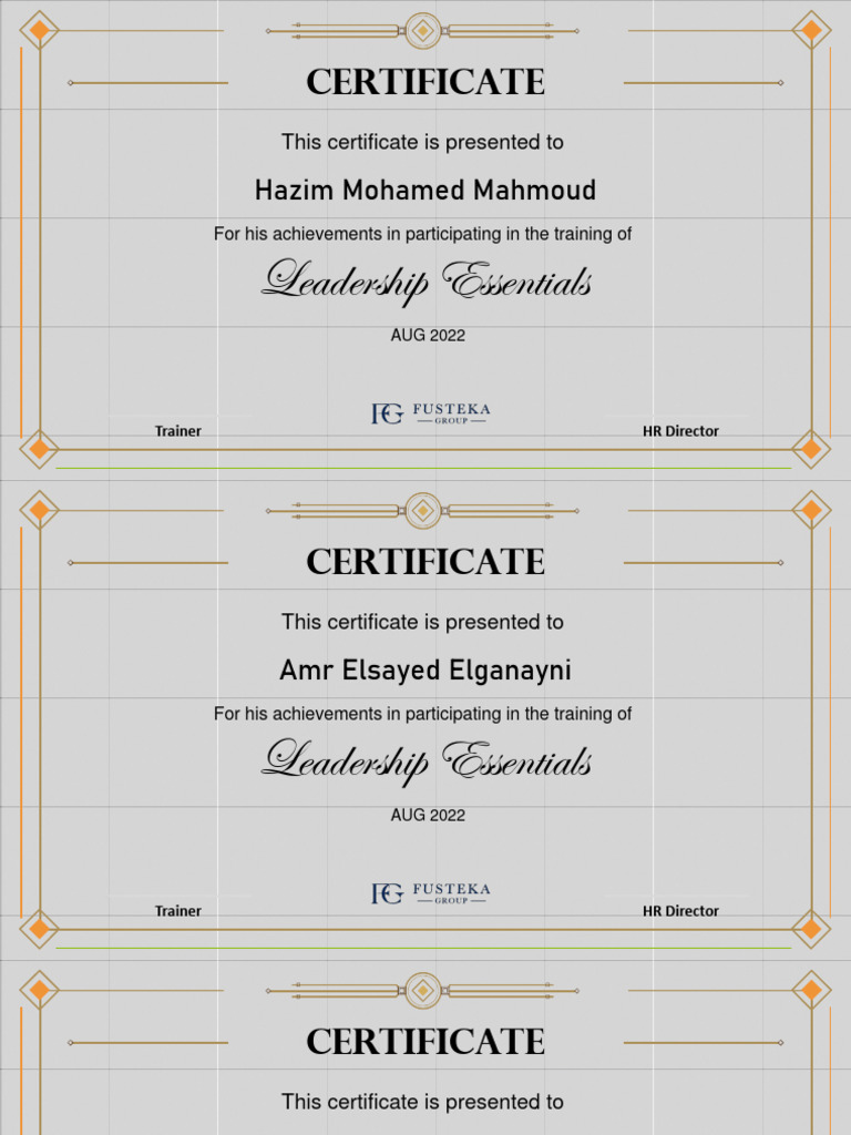 Leadership Certificate | PDF | Career & Growth | Self-Improvement