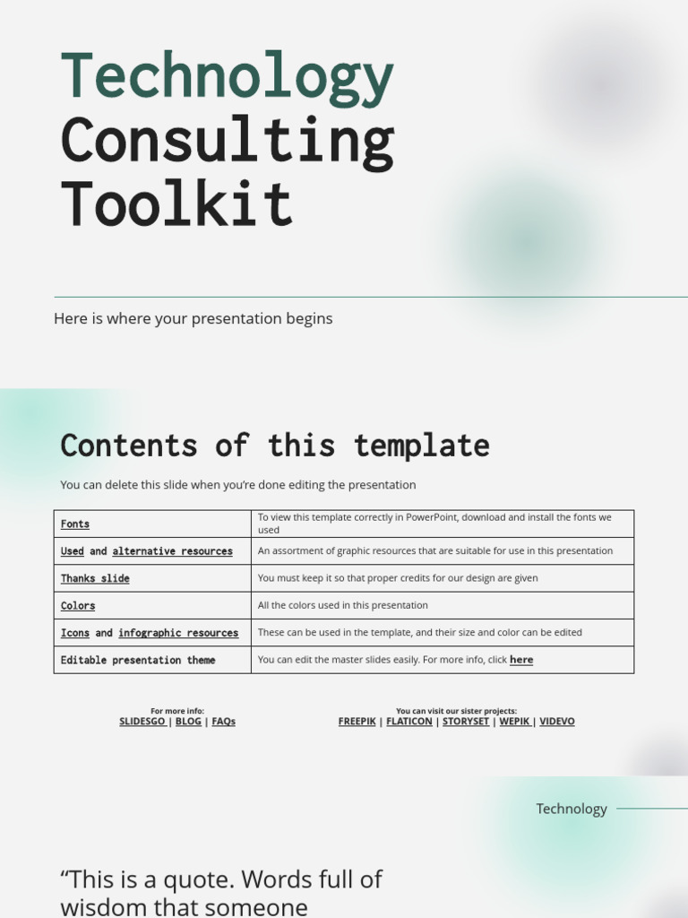 Technology Consulting Toolkit Guide | PDF | Planets | Planets In Astrology