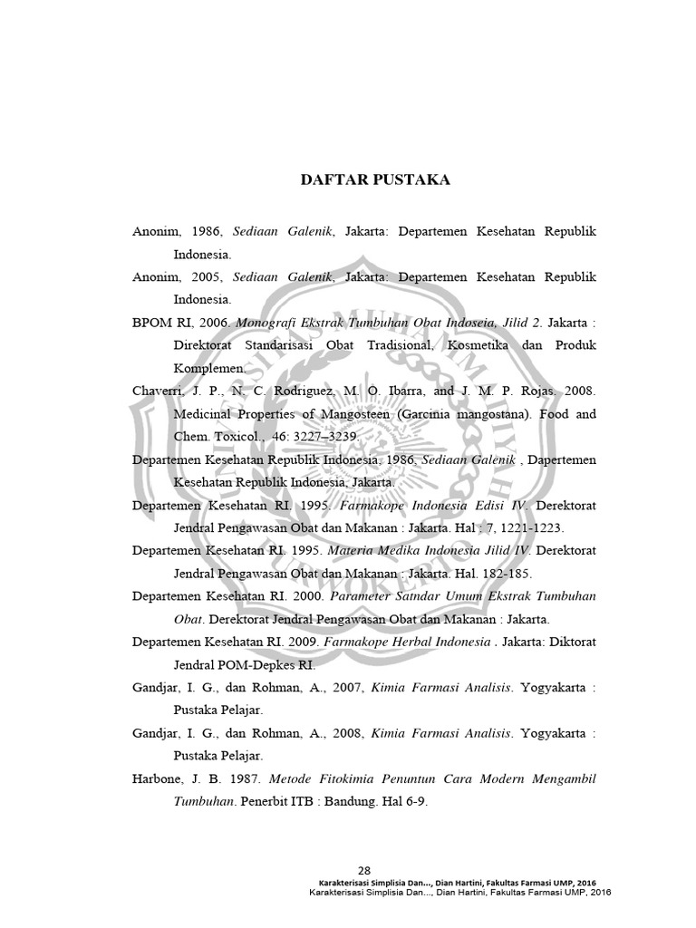 Dian Hartini Daftar Pustaka | PDF
