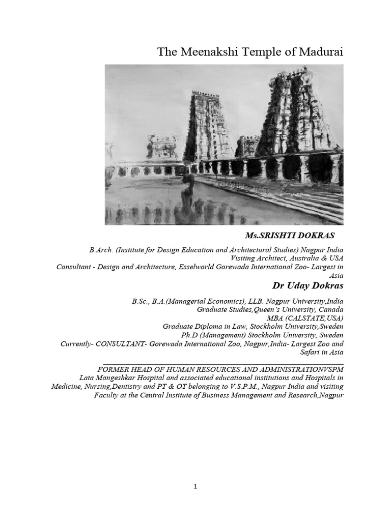 The Meenakshi Temple of Madurai | PDF | Indian Religions