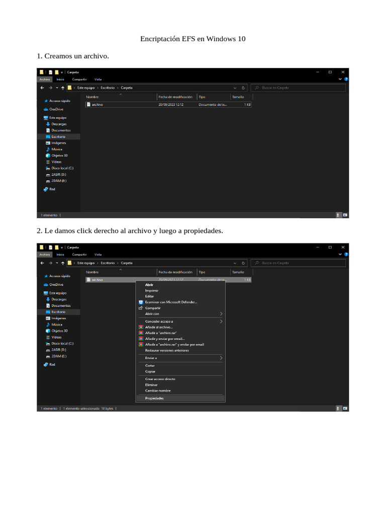 Encriptacion EFS | PDF
