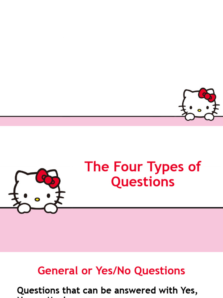 The Four Types of Questions | PDF | Language Arts & Discipline