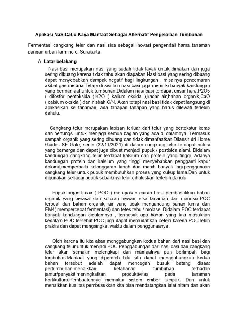 Proposal Myres Aner-Kidung | PDF | Teknologi & Rekayasa