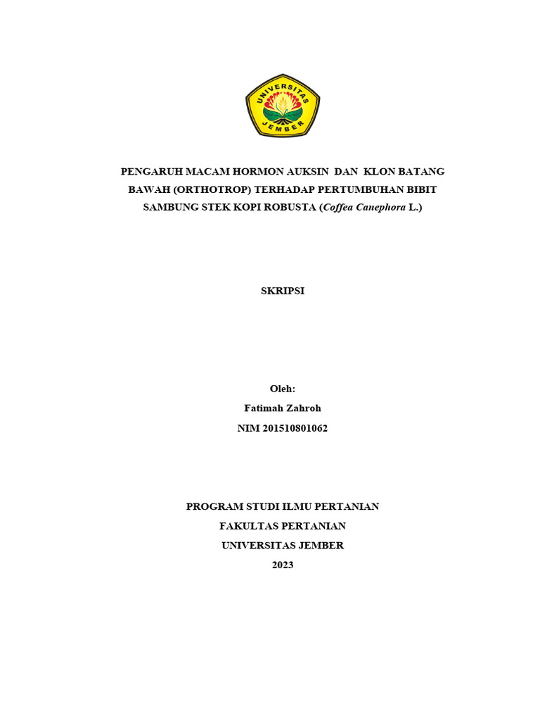 Draf Proposal (Skripsi) | PDF
