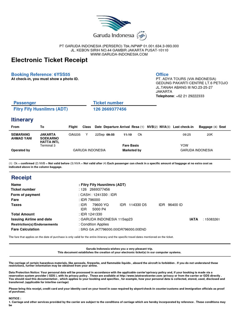Your Electronic Ticket Receipt | PDF | Dangerous Goods | Aviation