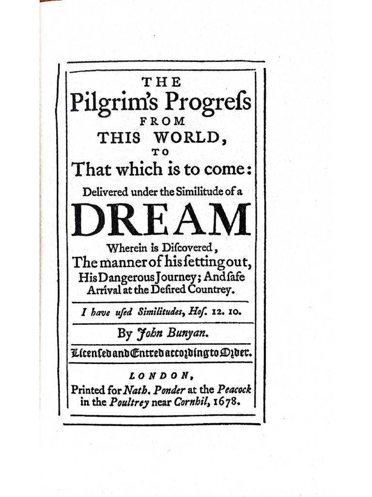Bunyan_The Pilgrims Progress_ | PDF