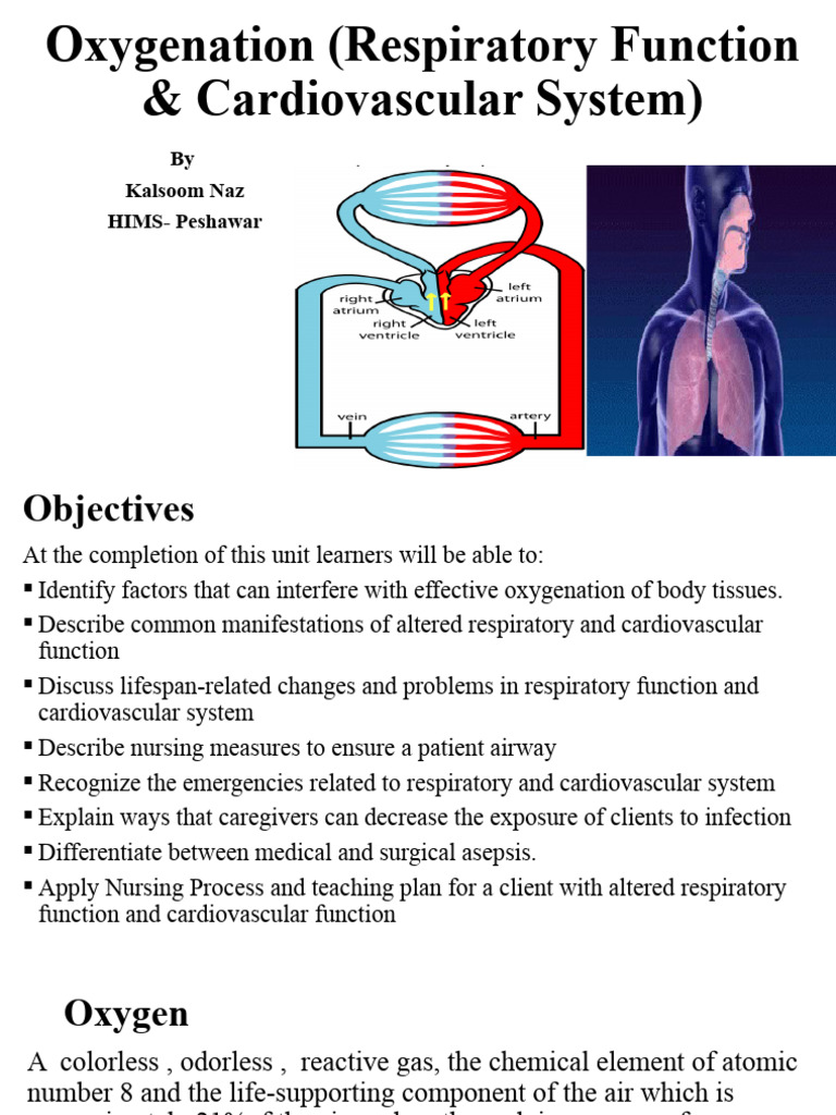 11 Oxygenation (Respiratory Function & Cardiovascular System) | PDF