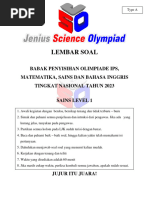 Soal KSNR Kelas 2 Babak Penyisihan | PDF