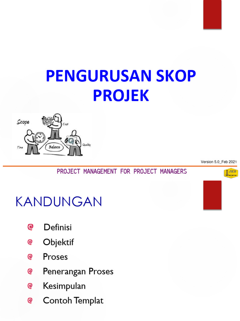 1-Pengurusan Skop | PDF