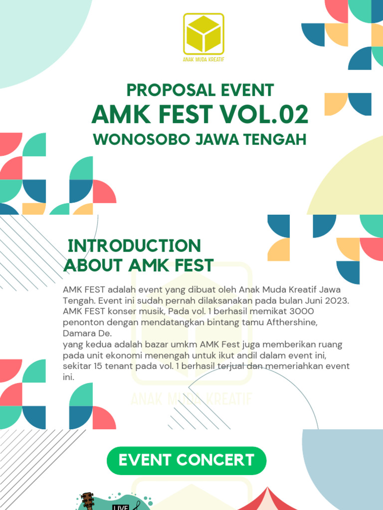 Proposal Sponsorship Amk Fest | PDF